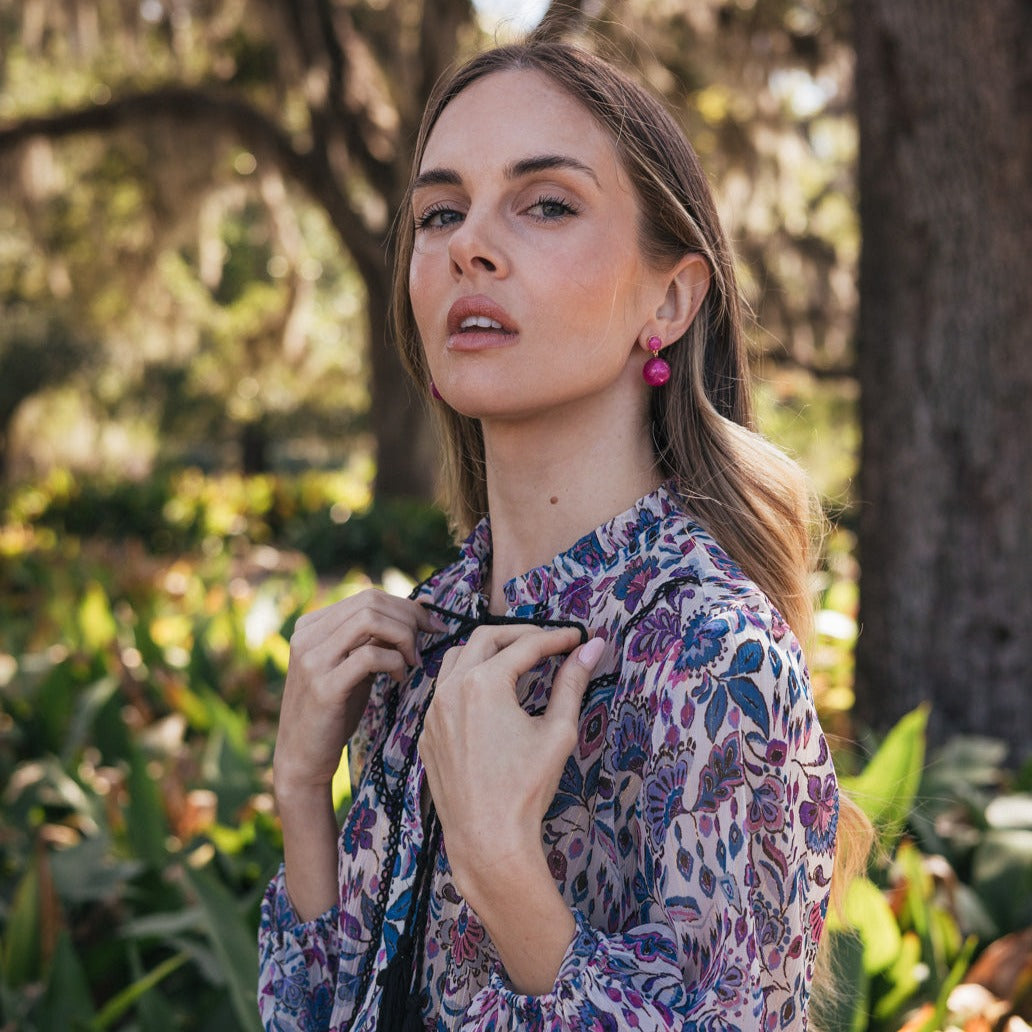 Hot Pink Gumball Drops | Neely Phelan