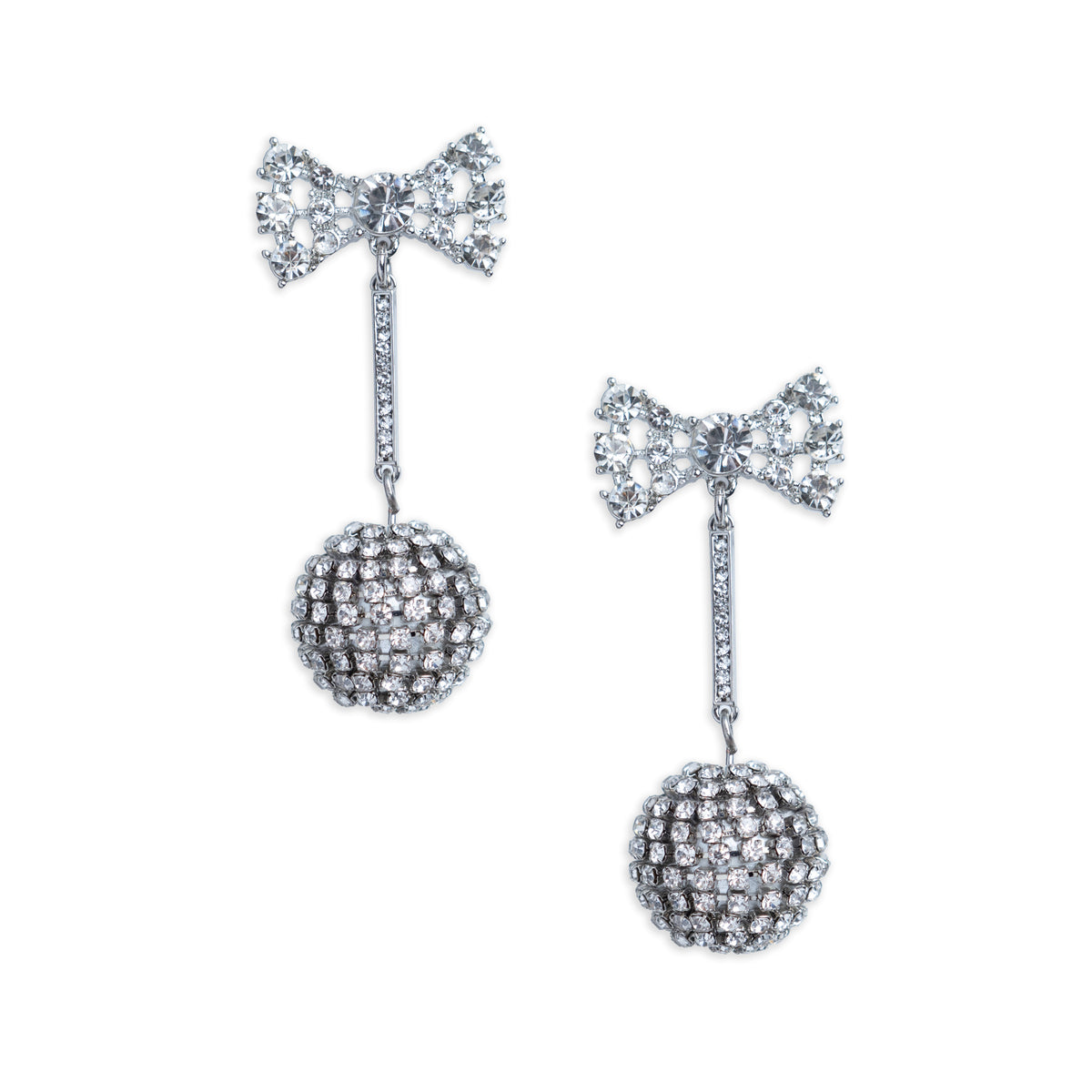 Jessica Pave Bow Drops | Neely Phelan